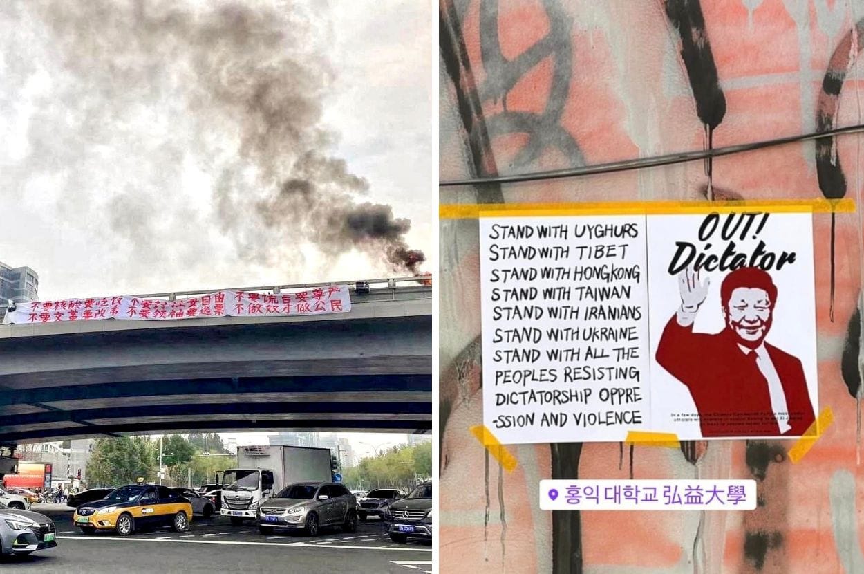 A Man In China Held A Rare Protest Against Xi Jinping And Started A ...