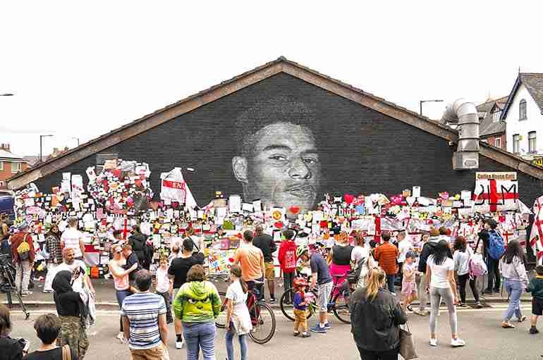 After This Black UK Soccer Player’s Mural Was Racially Defaced, People ...