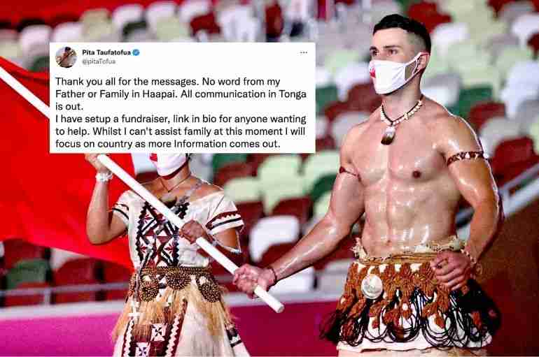 Tonga’s Olympic Flag-Bearer Has Raised Over $400,000 For Relief For The ...